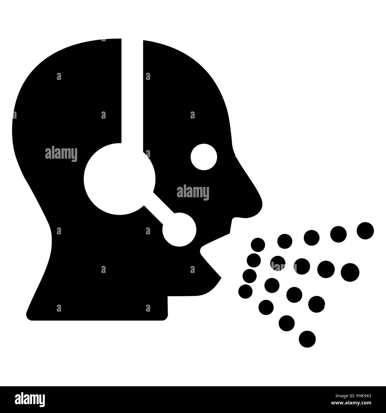 Operator Speech Flat Icon Stock Photo - Alamy Operator Speech Flat Icon Stock Photo - Alamy
