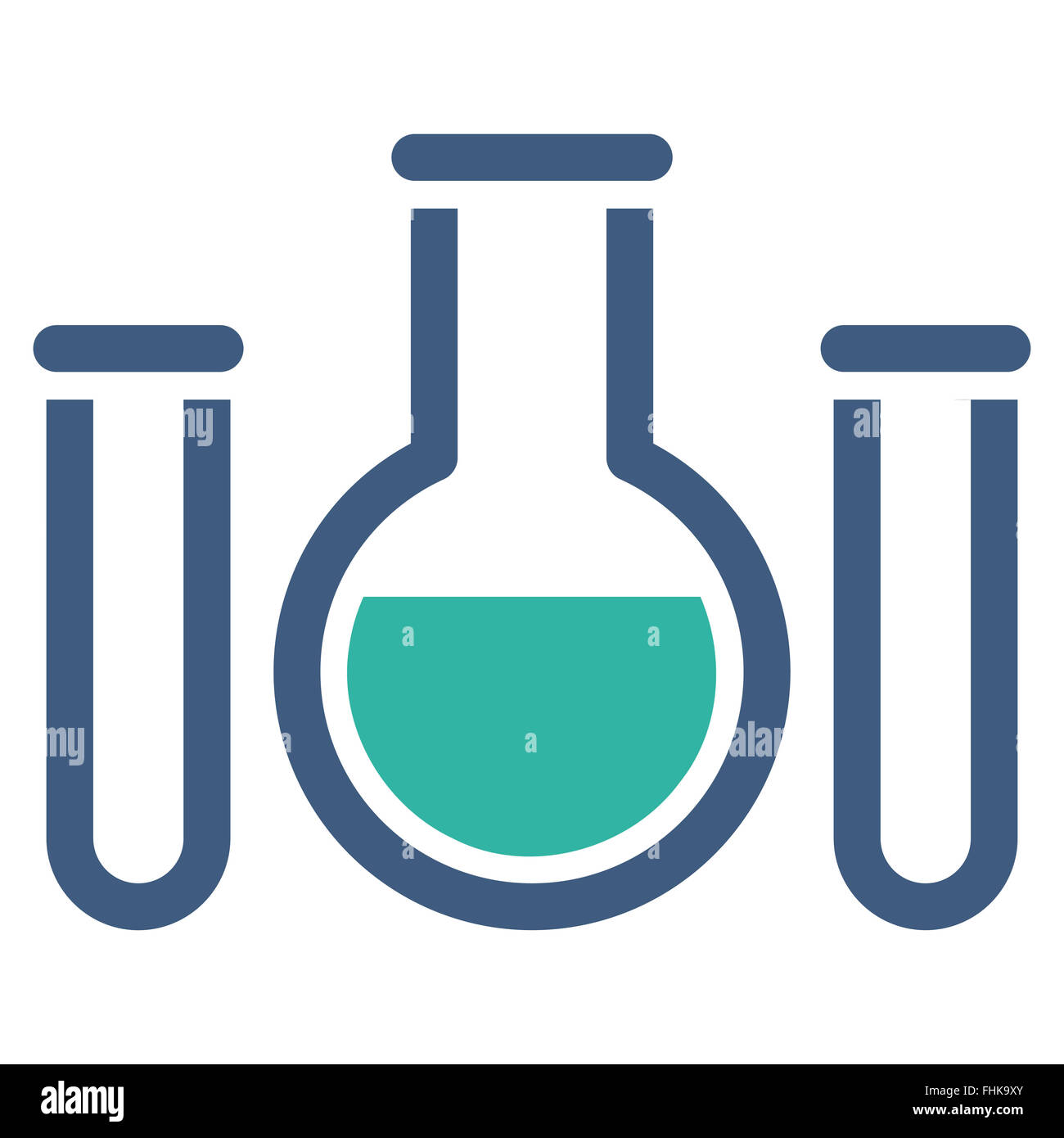 Chemical Vessels Icon Stock Photo - Alamy