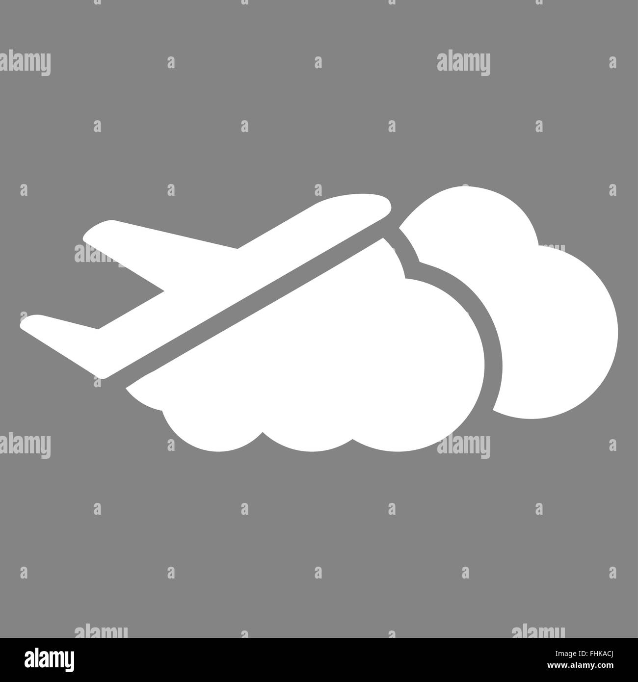 Airplane in flight cloudy Black and White Stock Photos & Images - Alamy