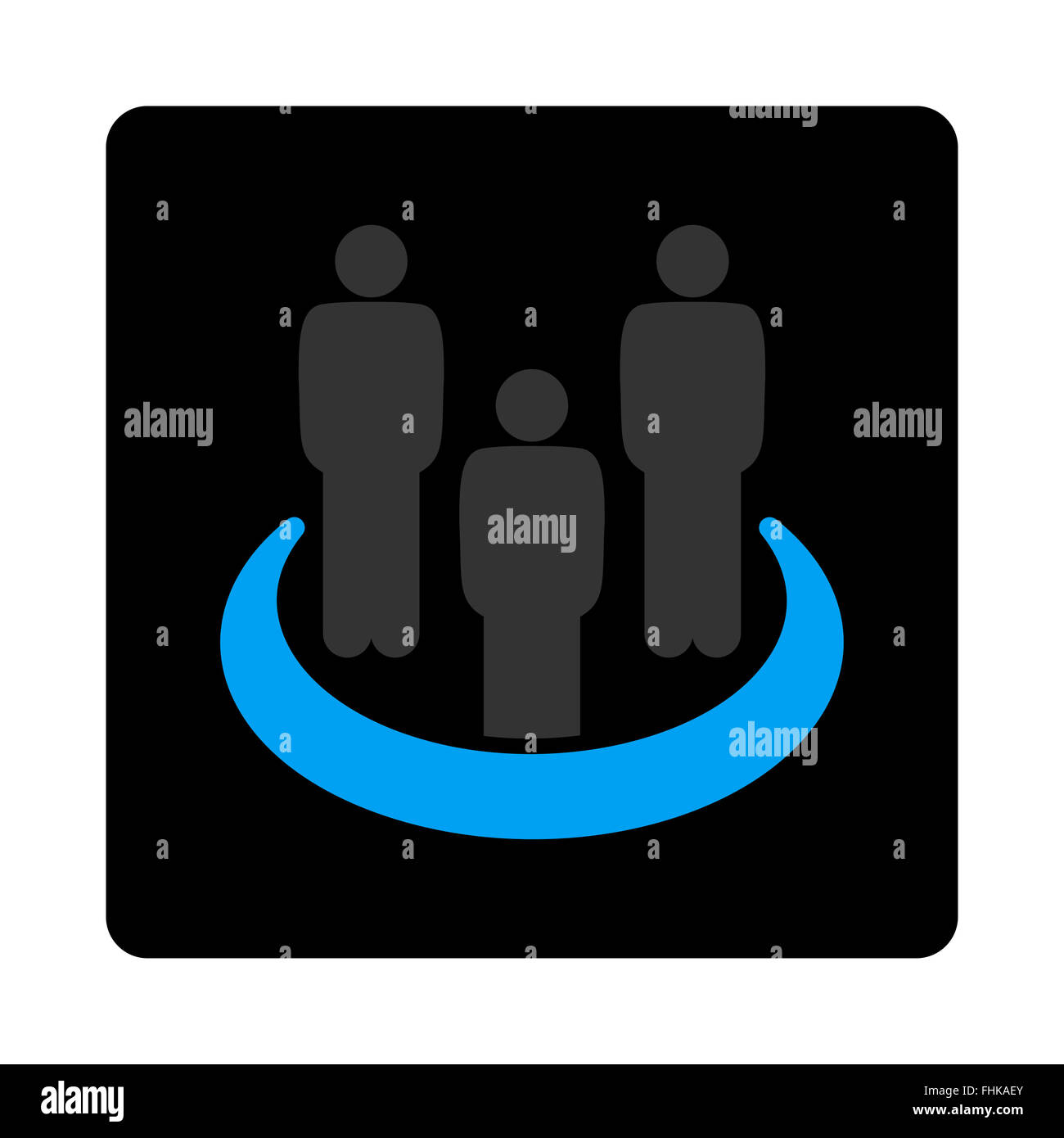 Social Group icon Stock Photo - Alamy