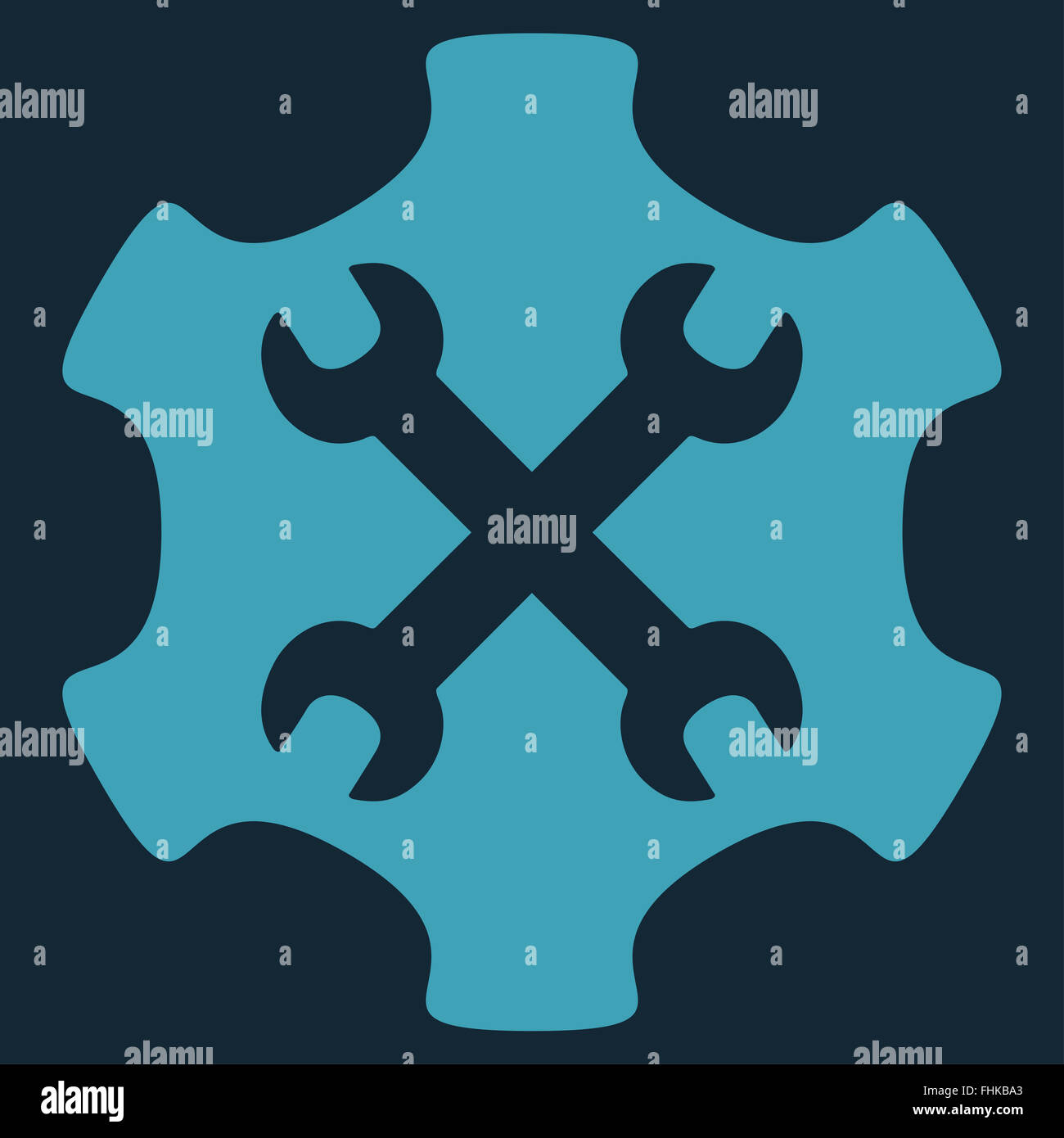 Service Tools Icon Stock Photo - Alamy