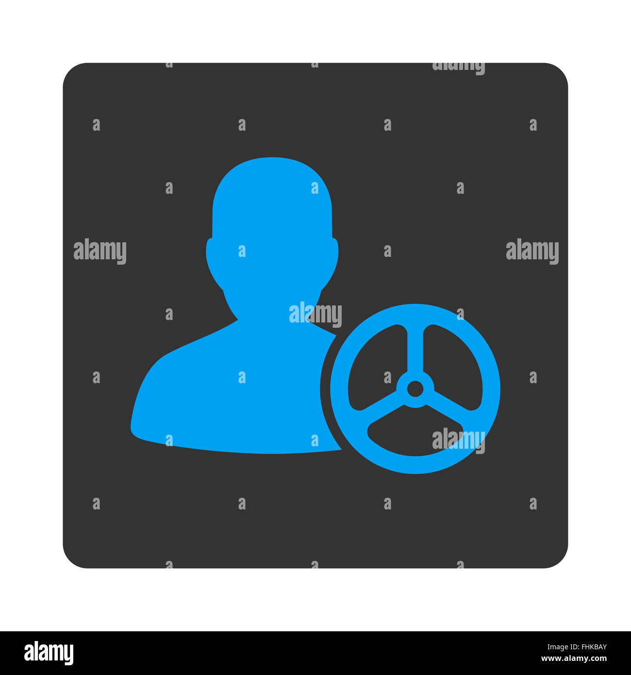 Driver Icon from Commerce Buttons OverColor Set Stock Photo - Alamy