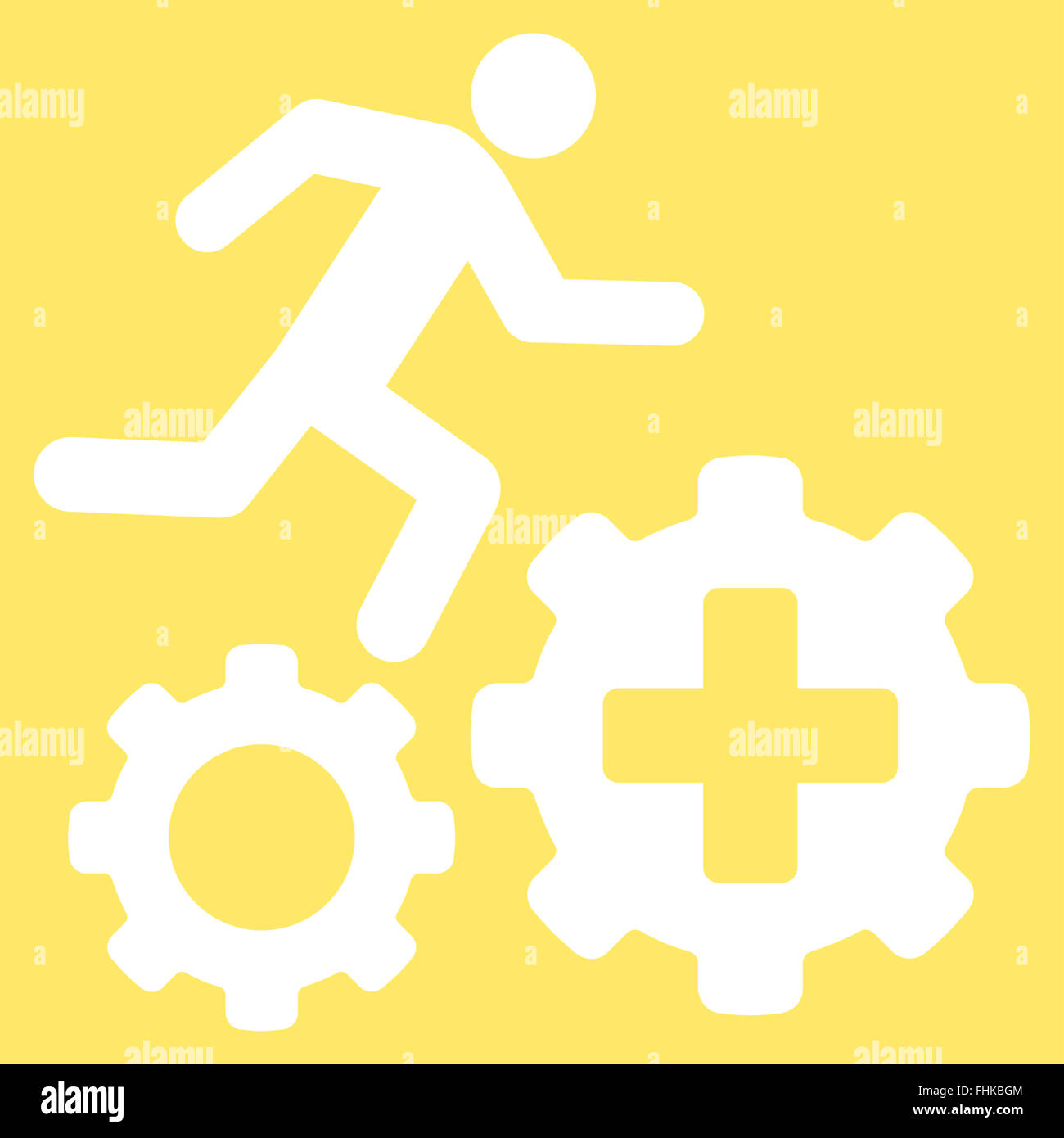 Treatment Process Icon Stock Photo - Alamy