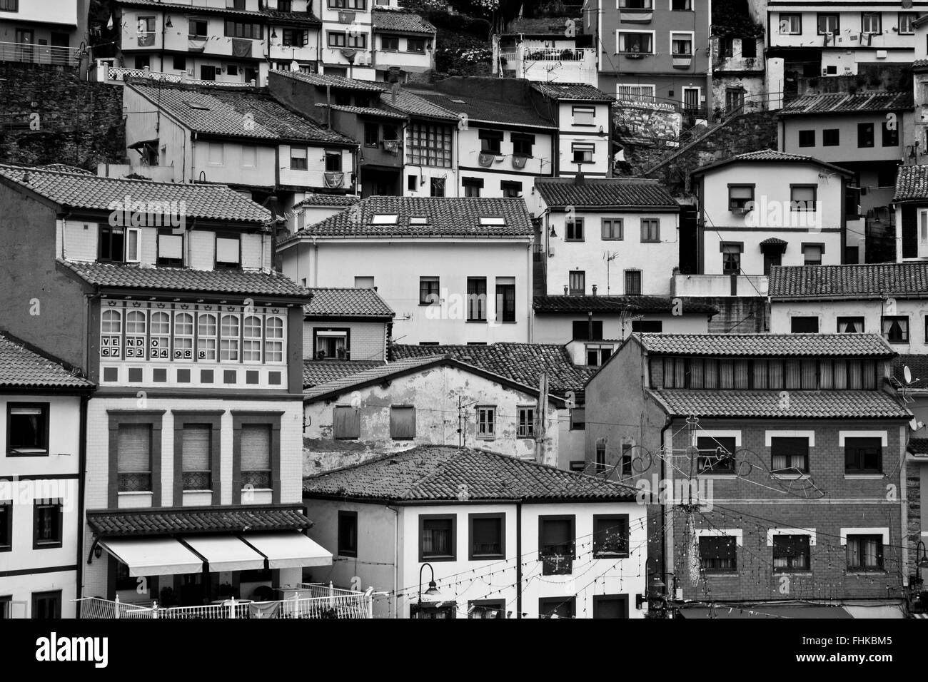 Houses stacked on top of each other Stock Photo - Alamy