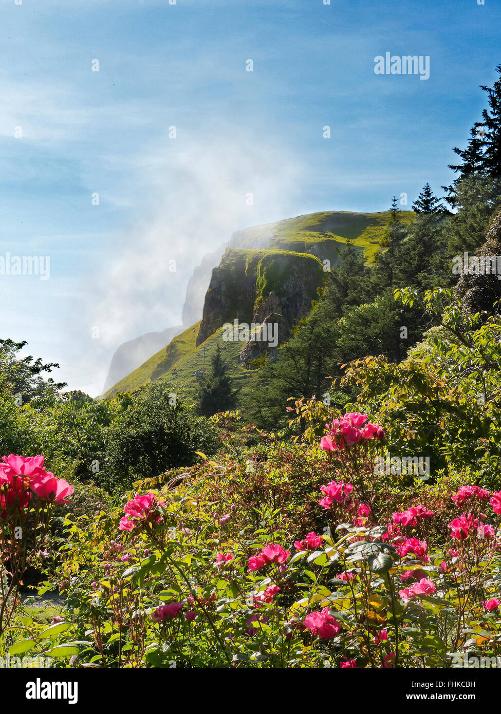 Cliffs of Ellenabeich on the Isle of Seil, west coast of Scotland Stock ...