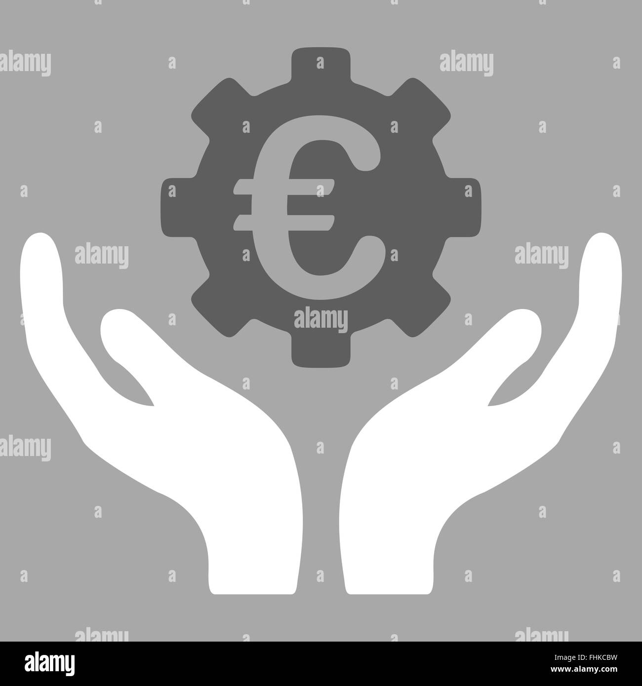 Euro Maintenance Icon Stock Photo - Alamy