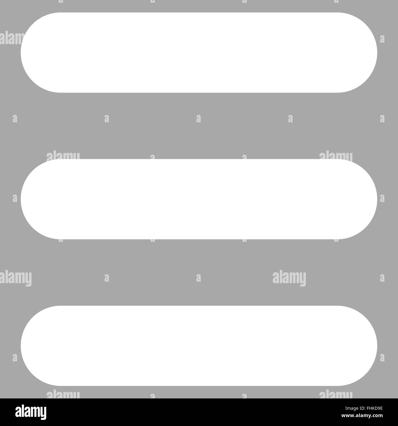 Stack flat white color icon Stock Photo - Alamy