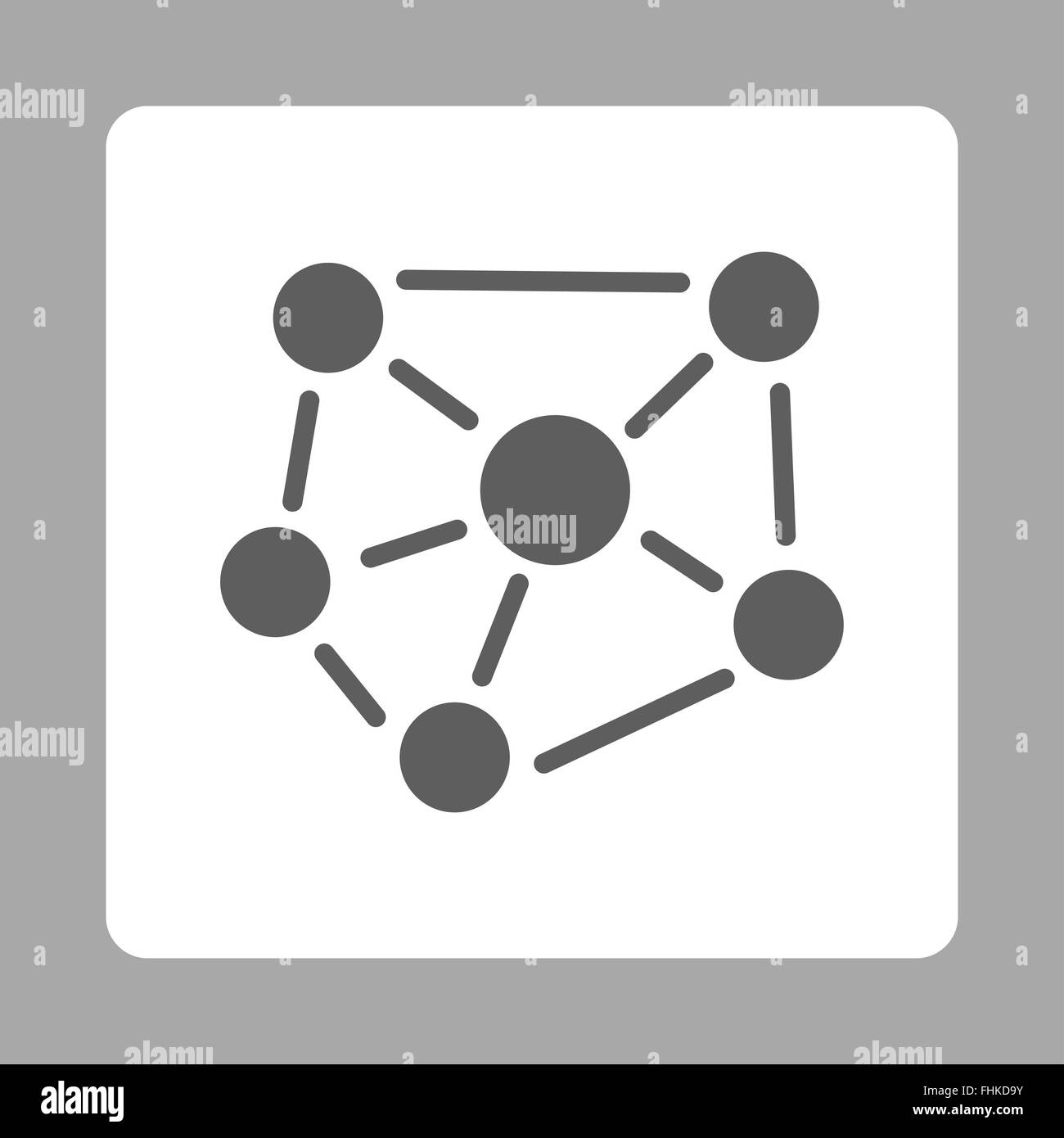 Social Graph icon Stock Photo - Alamy