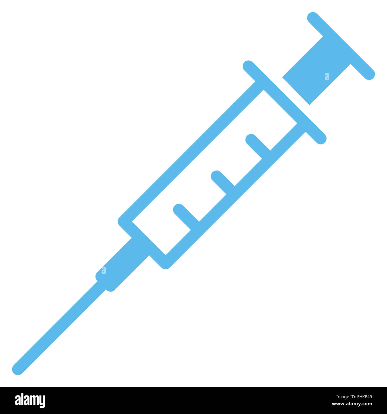 Empty Syringe Icon Stock Photo - Alamy