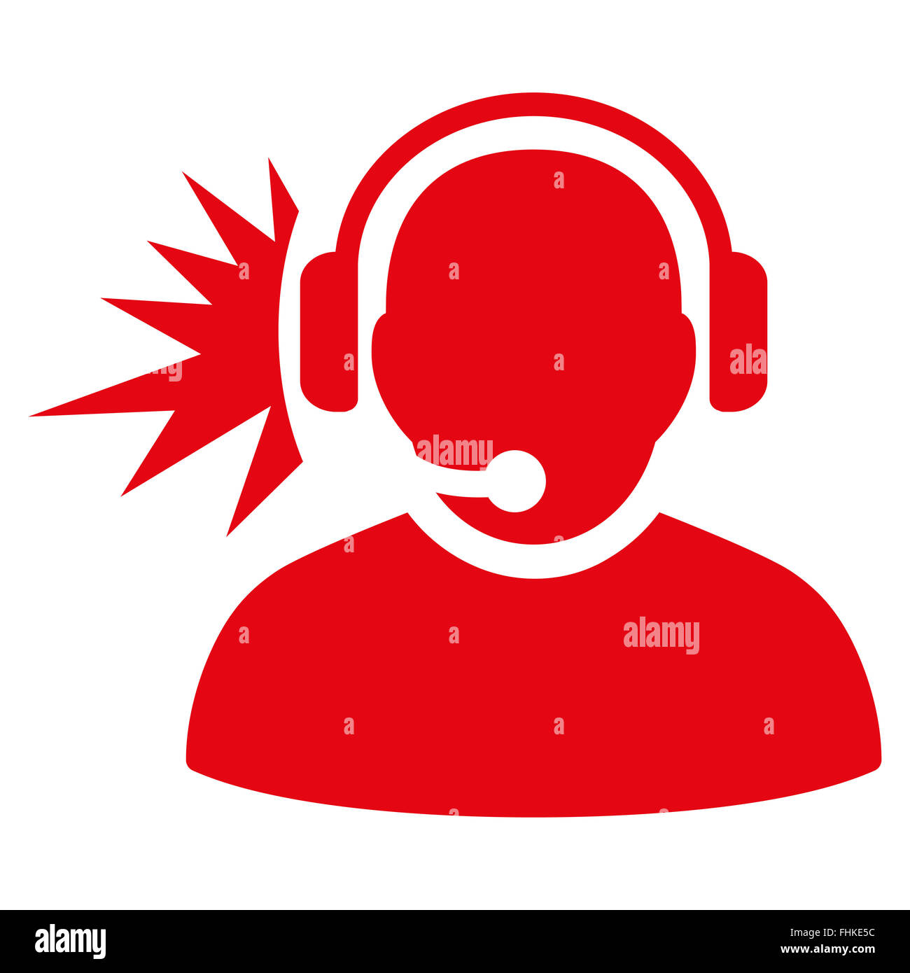 Operator Signal Icon Stock Photo - Alamy