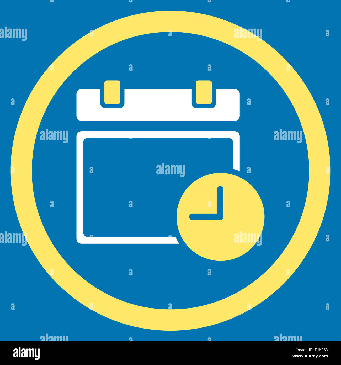 Date And Time Icon Stock Photo - Alamy
