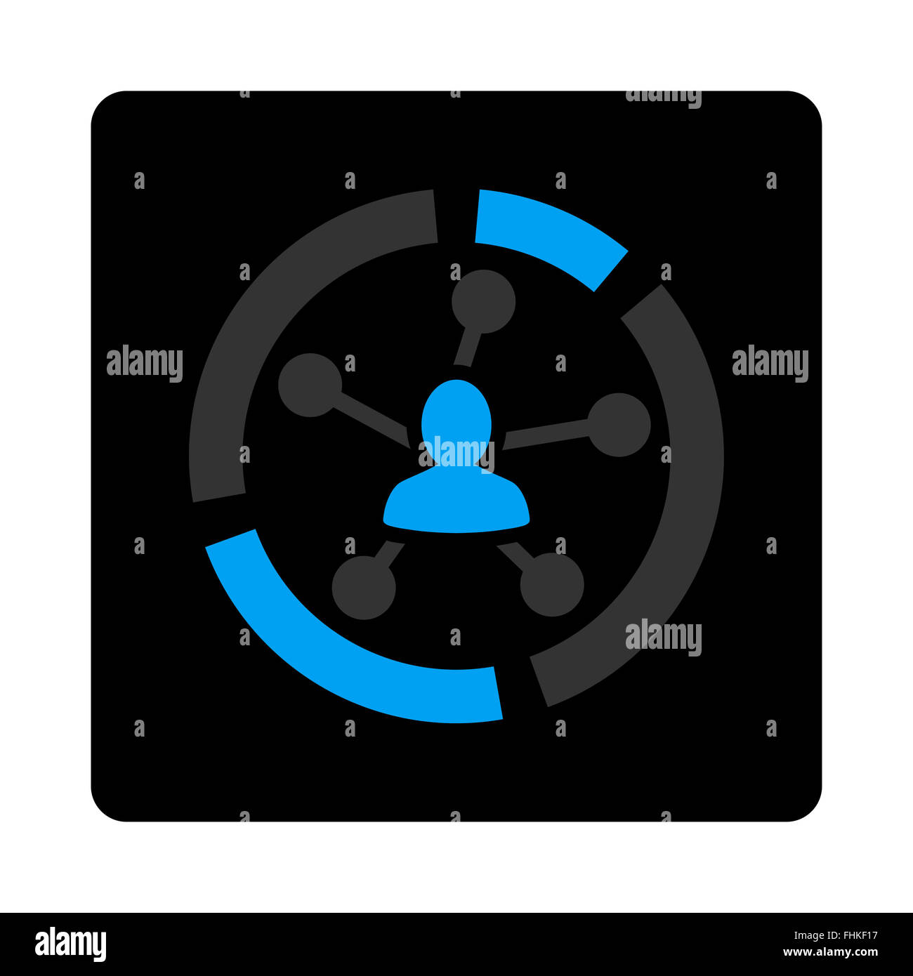 Relations diagram icon Stock Photo - Alamy