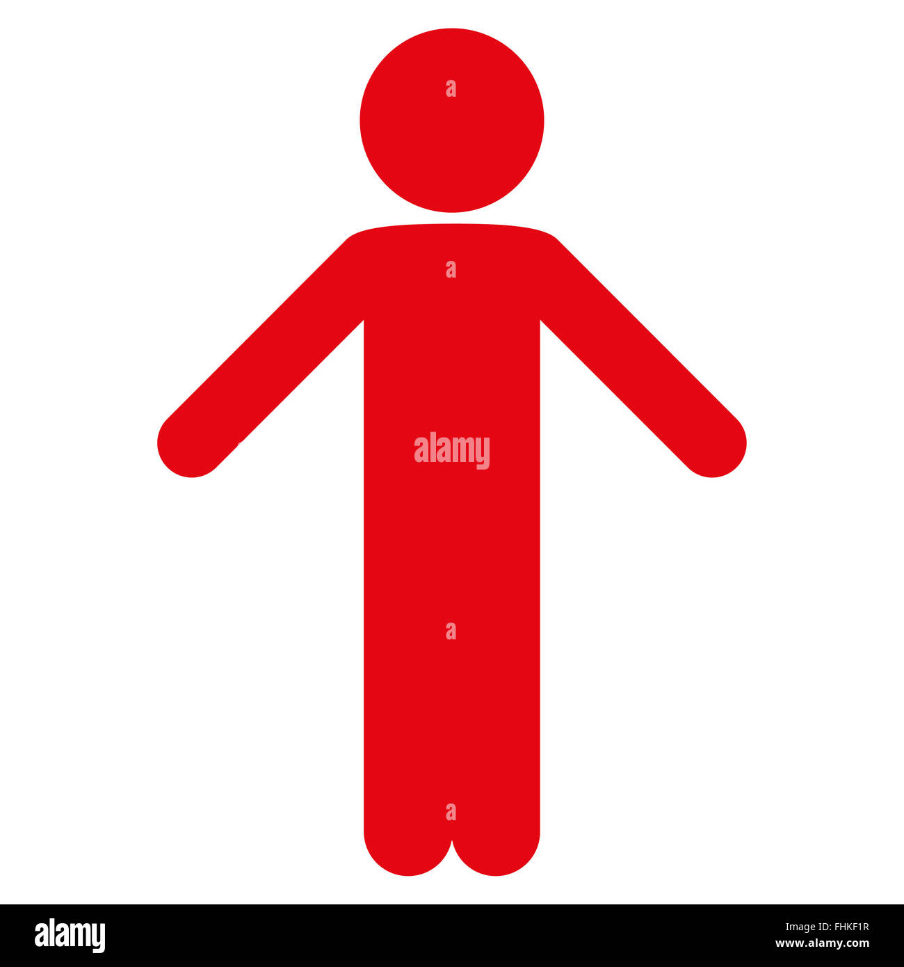 Man Silhouette Apology Icon Stock Photo - Alamy
