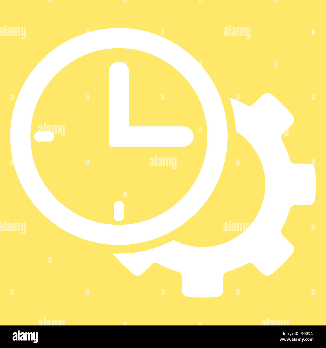 Time Setup Icon Stock Photo - Alamy