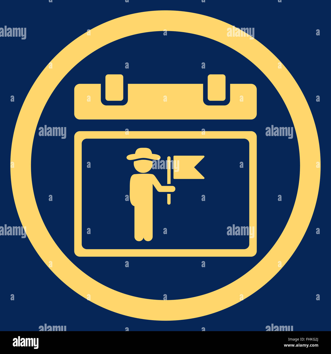 National Holiday Date Icon Stock Photo - Alamy