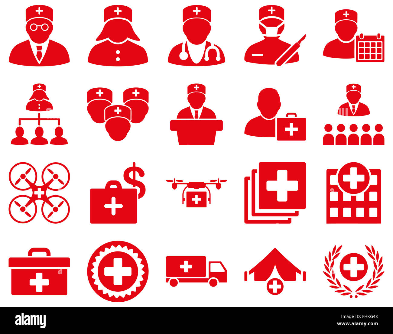 Medical icon set Stock Photo - Alamy