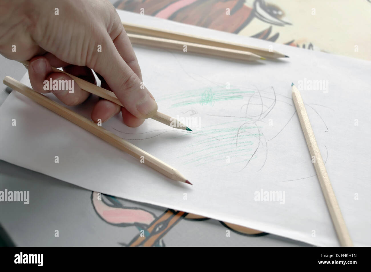 Drawing sketch hi-res stock photography and images - Alamy