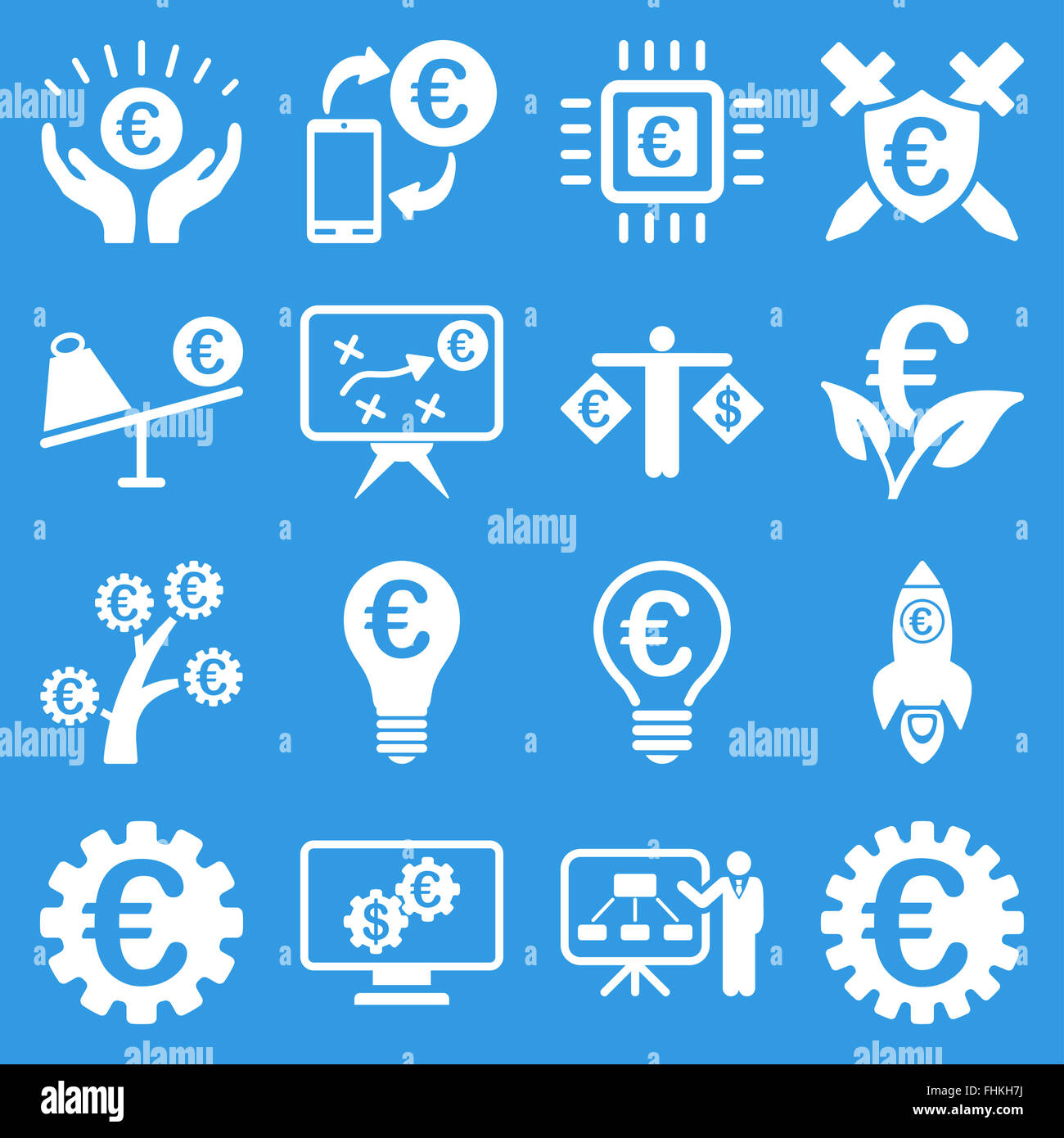 Stop process icon clipart hi-res stock photography and images - Alamy