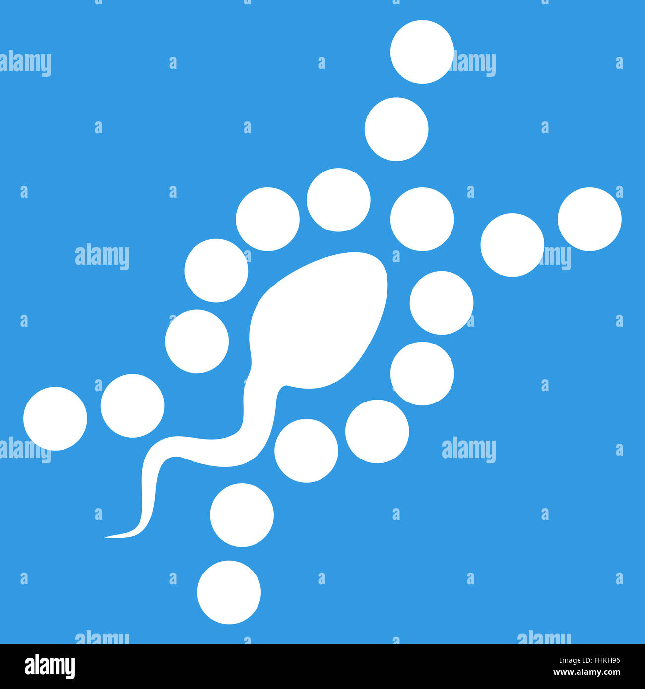 DNA Replication Flat Icon Stock Photo - Alamy