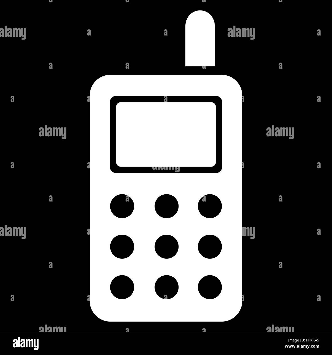 Cell Phone Icon Stock Photo - Alamy