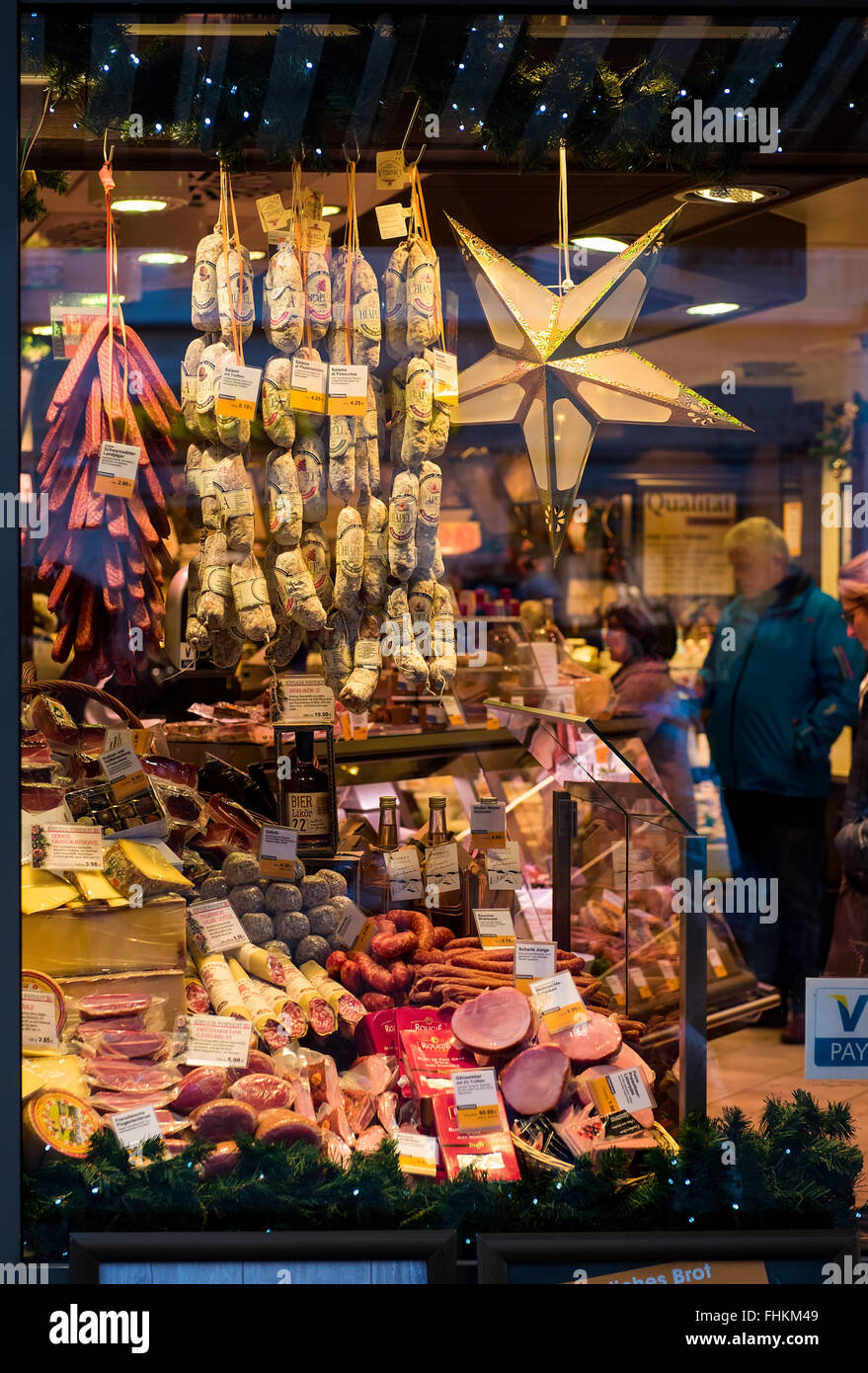 German butcher shop hi-res stock photography and images - Alamy