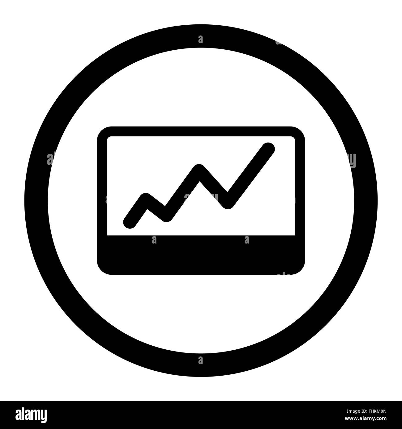 Stock Market icon Stock Photo - Alamy
