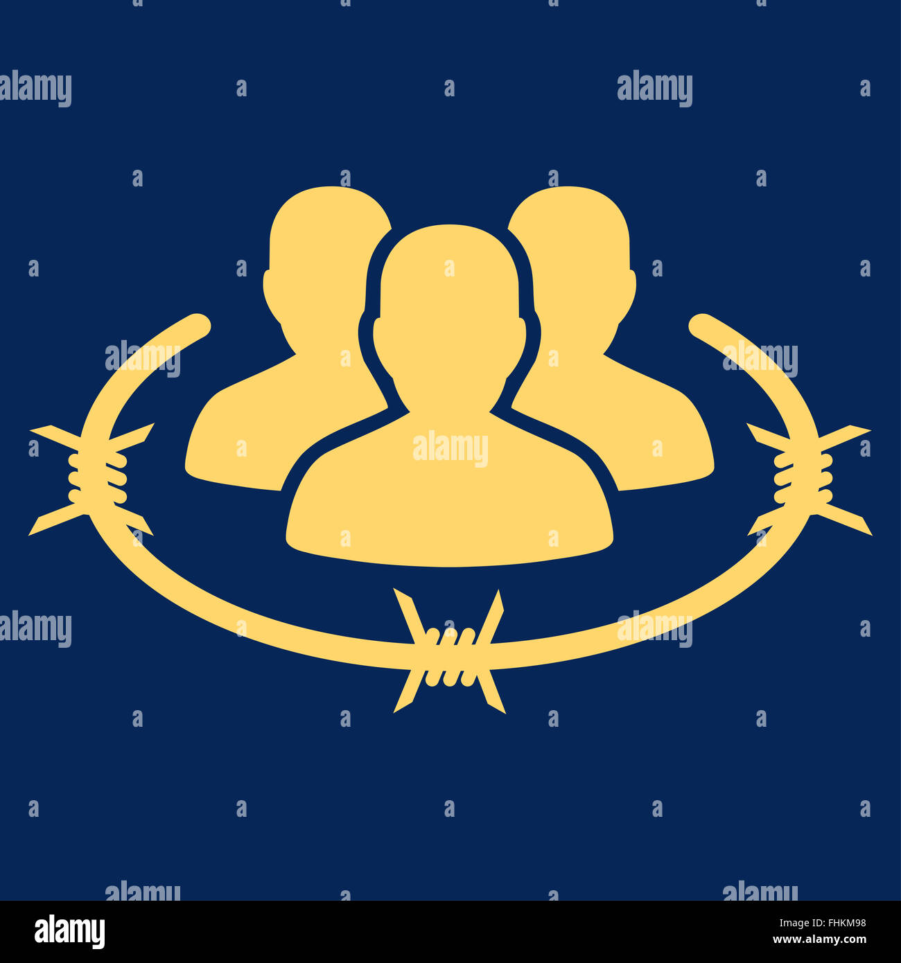 Strict management icon hi-res stock photography and images - Alamy