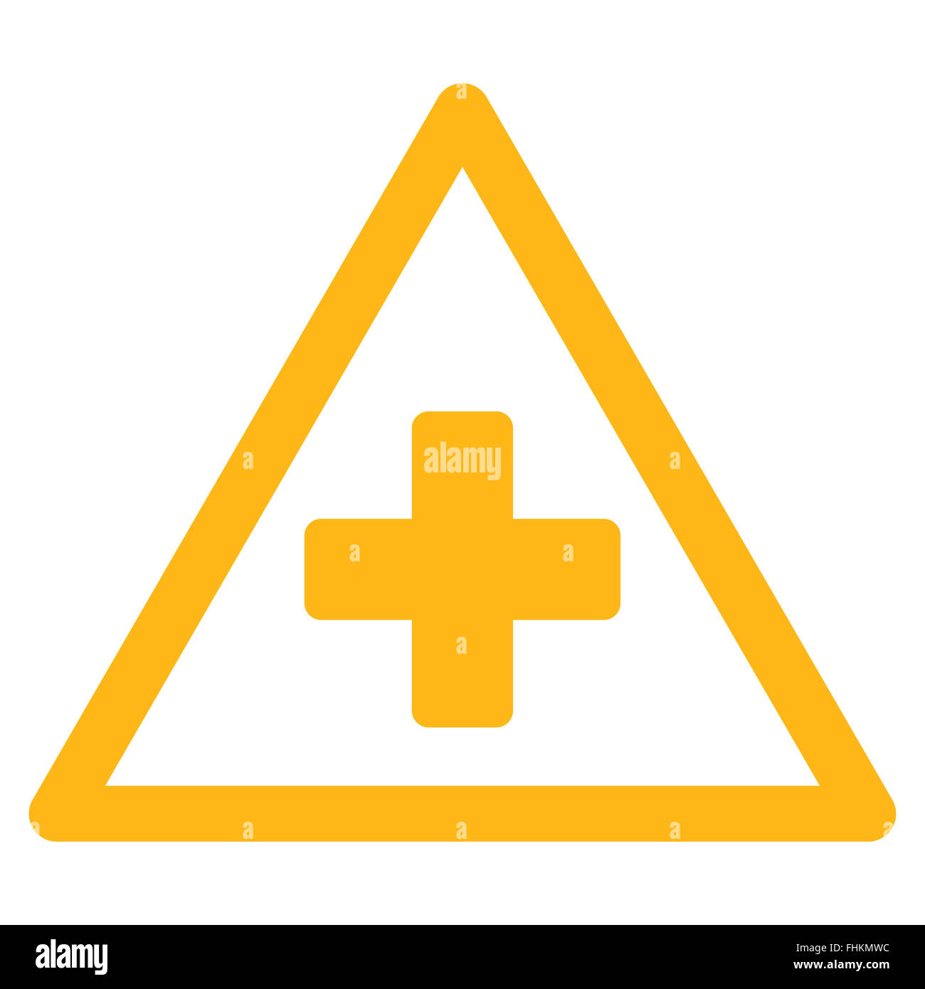 Health Warning Icon Stock Photo - Alamy