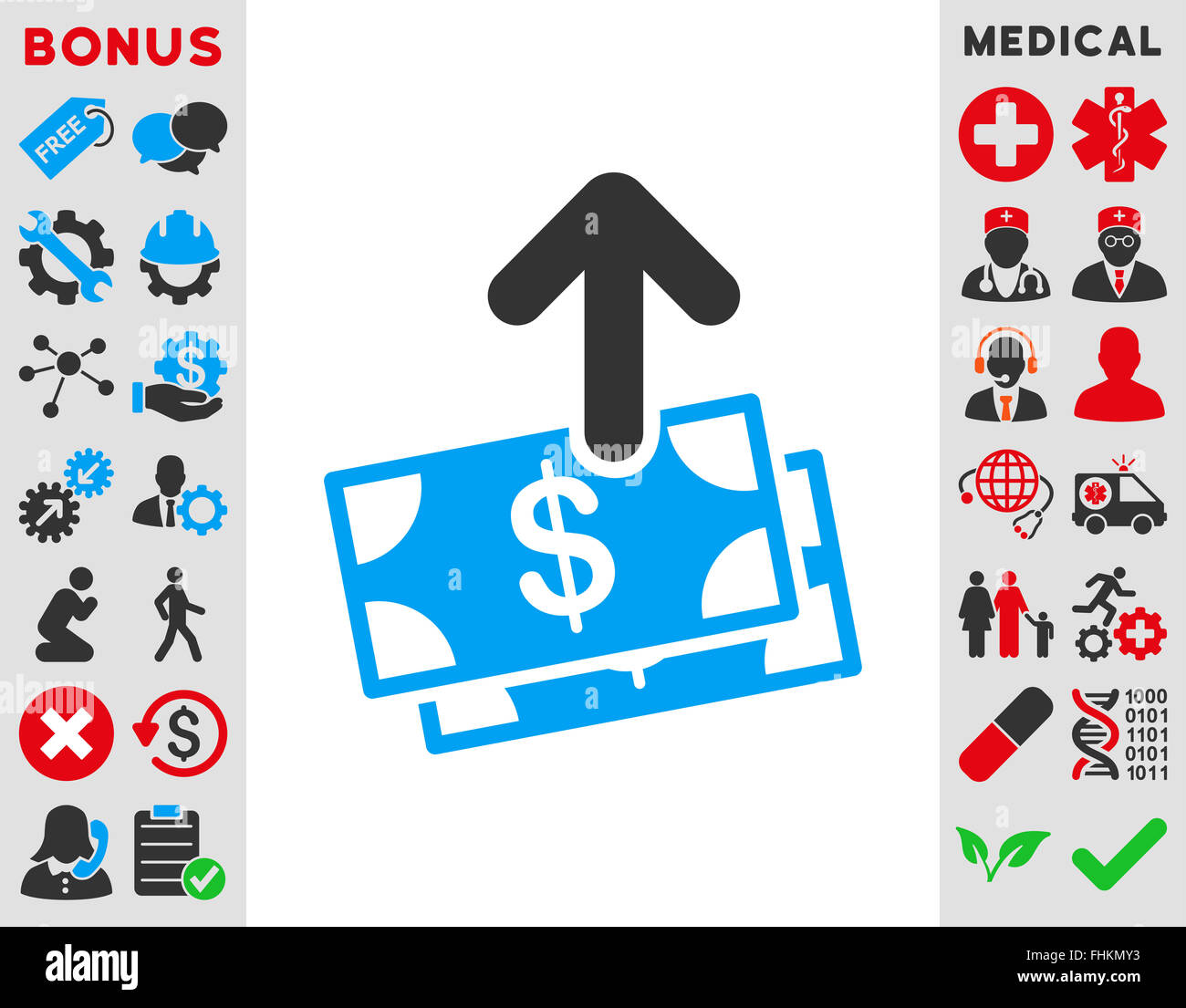 Spend Money Icon Stock Photo - Alamy