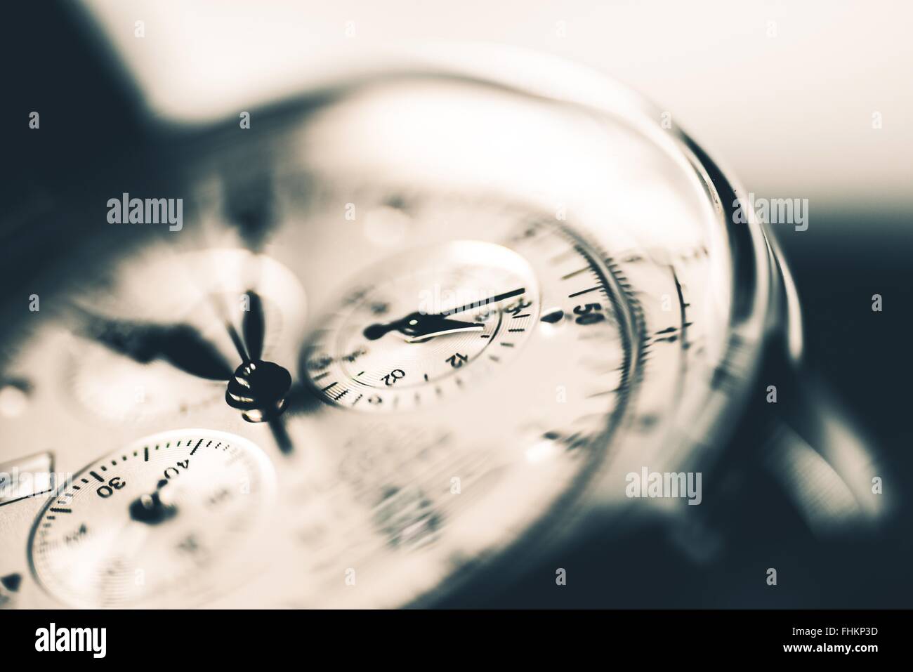 Luxury Watch Closeup Photo. Elegant Mens Hand Watch Stock Photo - Alamy