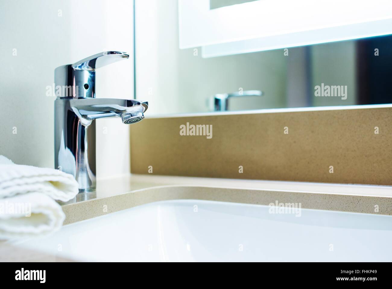 Modern Bathroom Sink Design. Bathroom Interior Stock Photo - Alamy