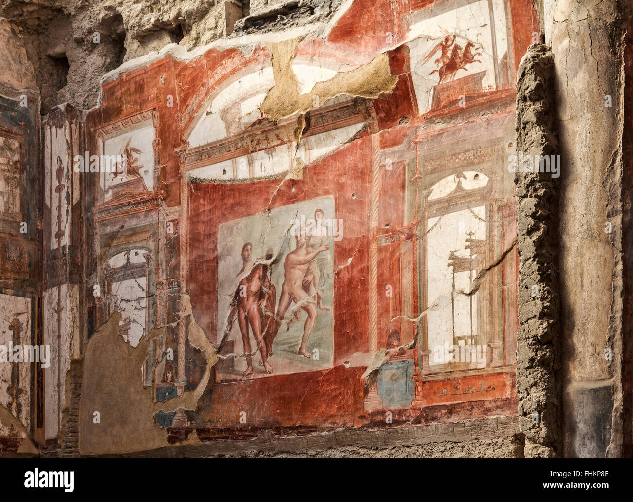Herculaneum wall painting hi-res stock photography and images - Alamy