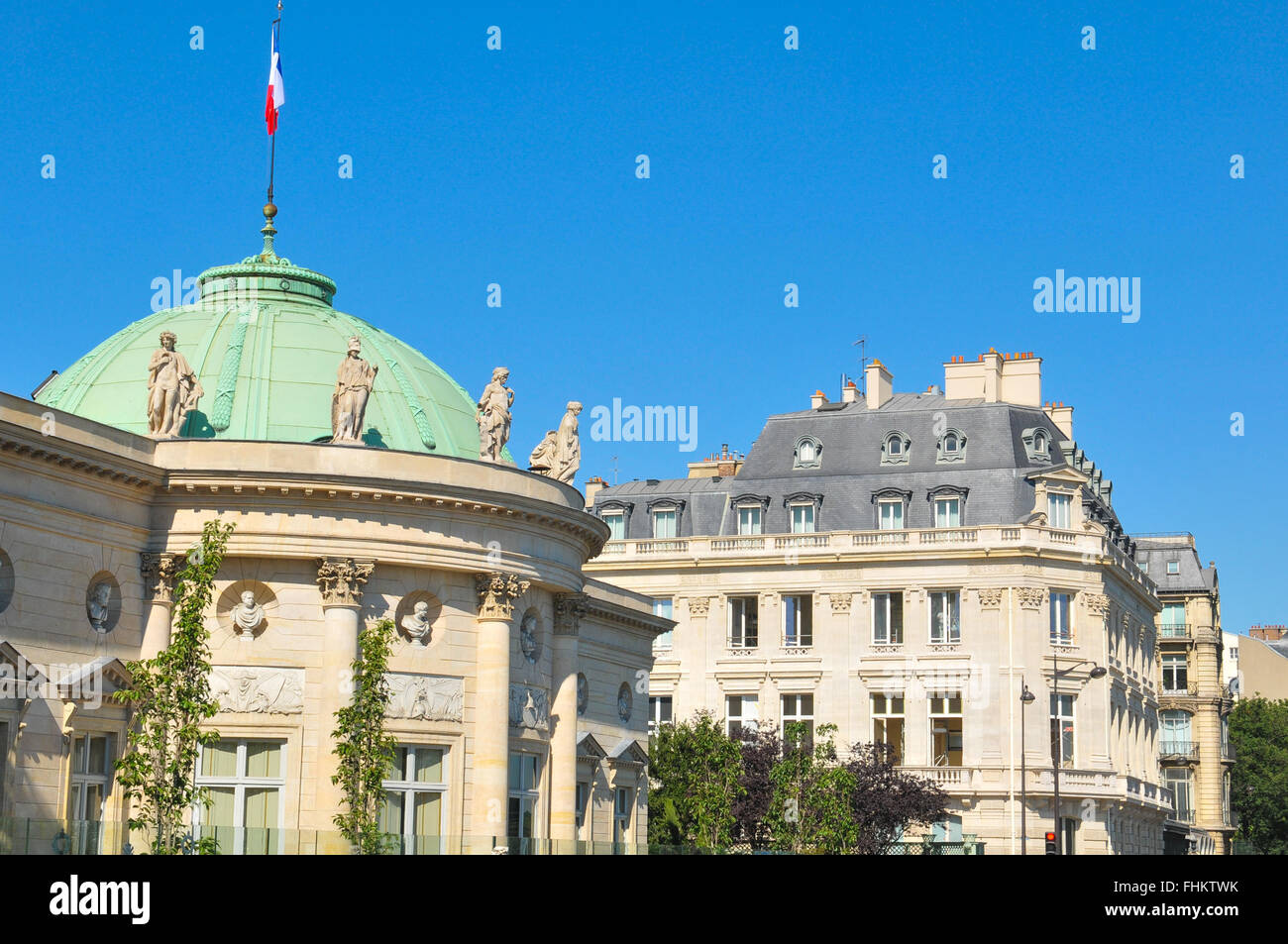 Architectural detail of historic buildings in Paris, France Stock Photo ...