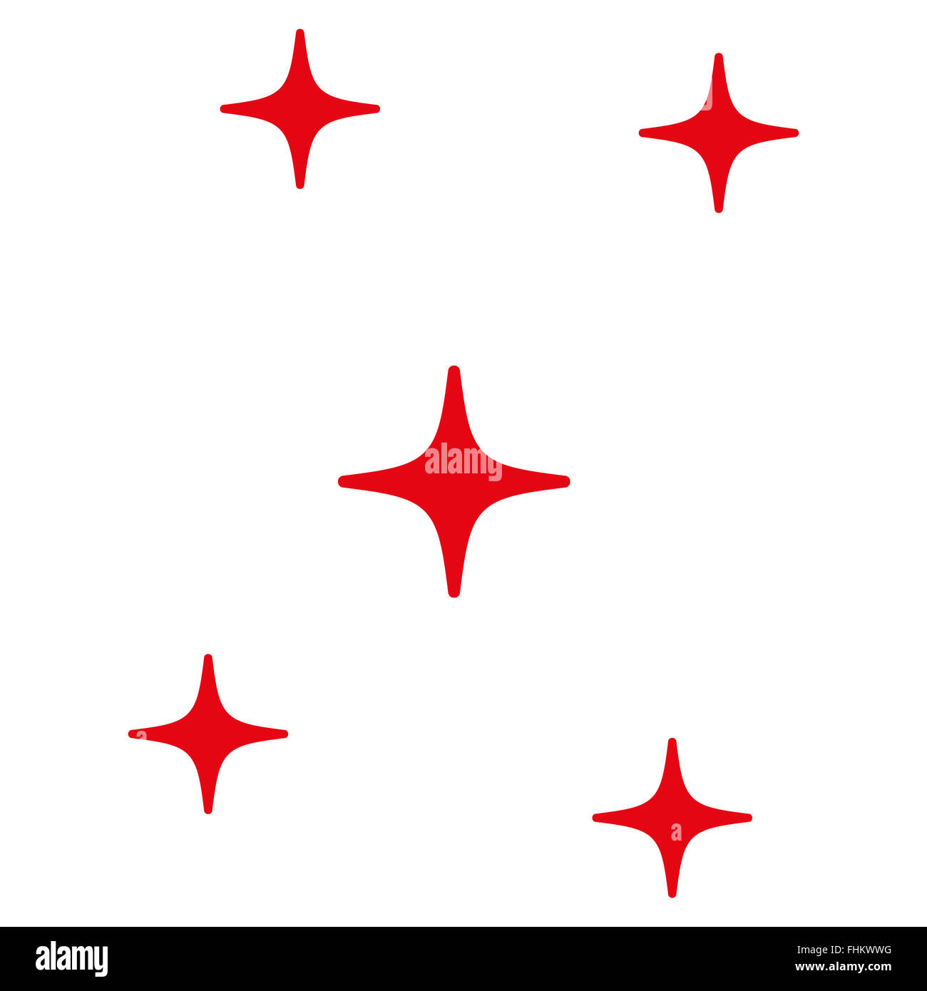 Stars Flat Icon Stock Photo - Alamy