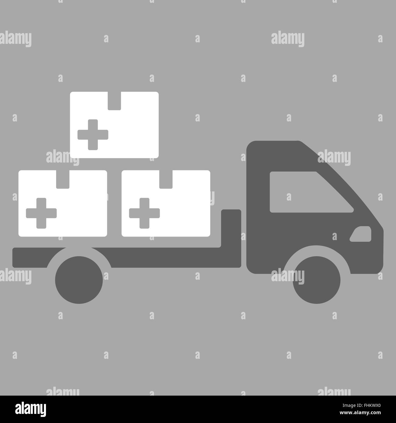 Medication Delivery Icon Stock Photo - Alamy