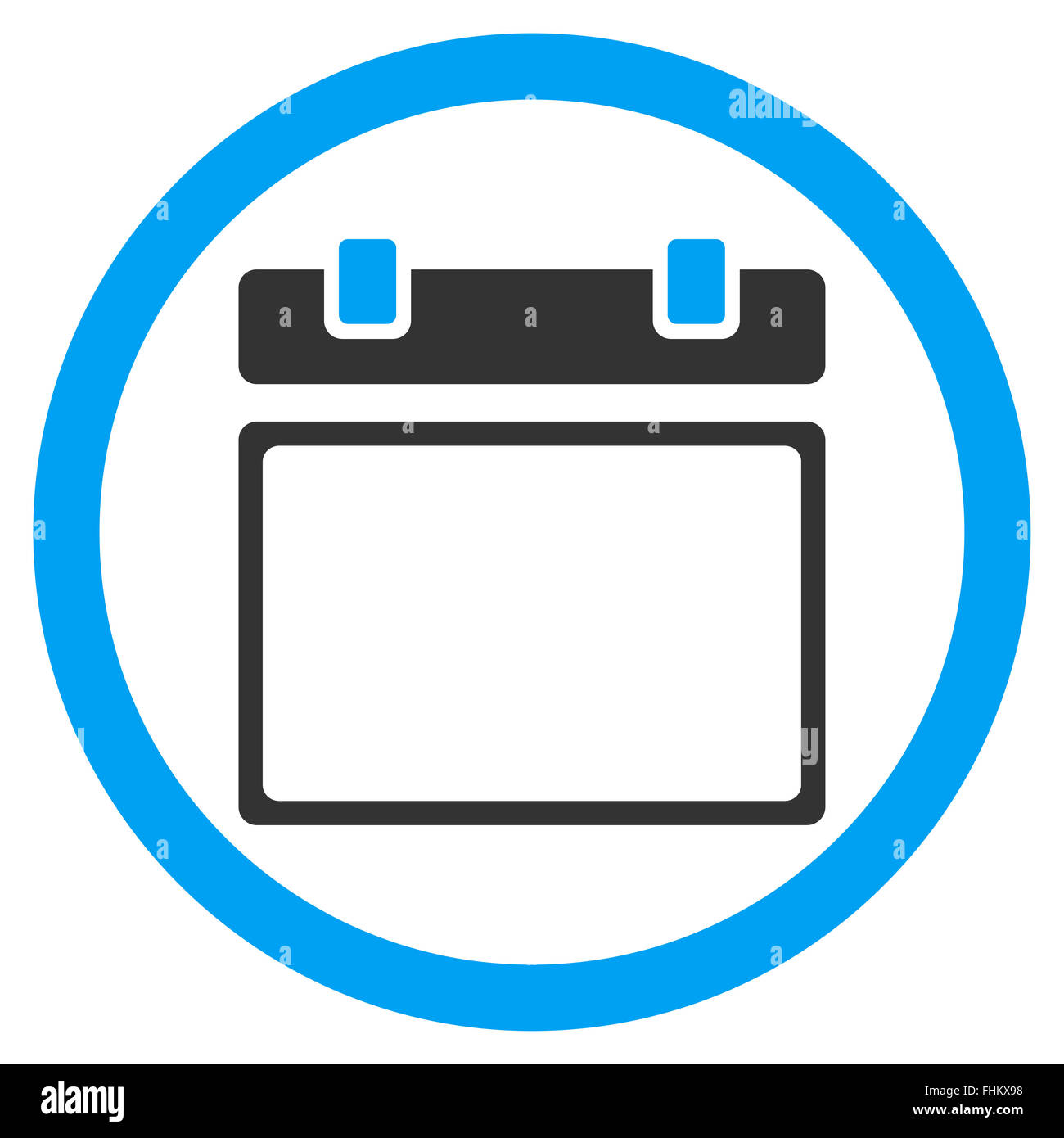 Empty Calendar Date Icon Stock Photo - Alamy