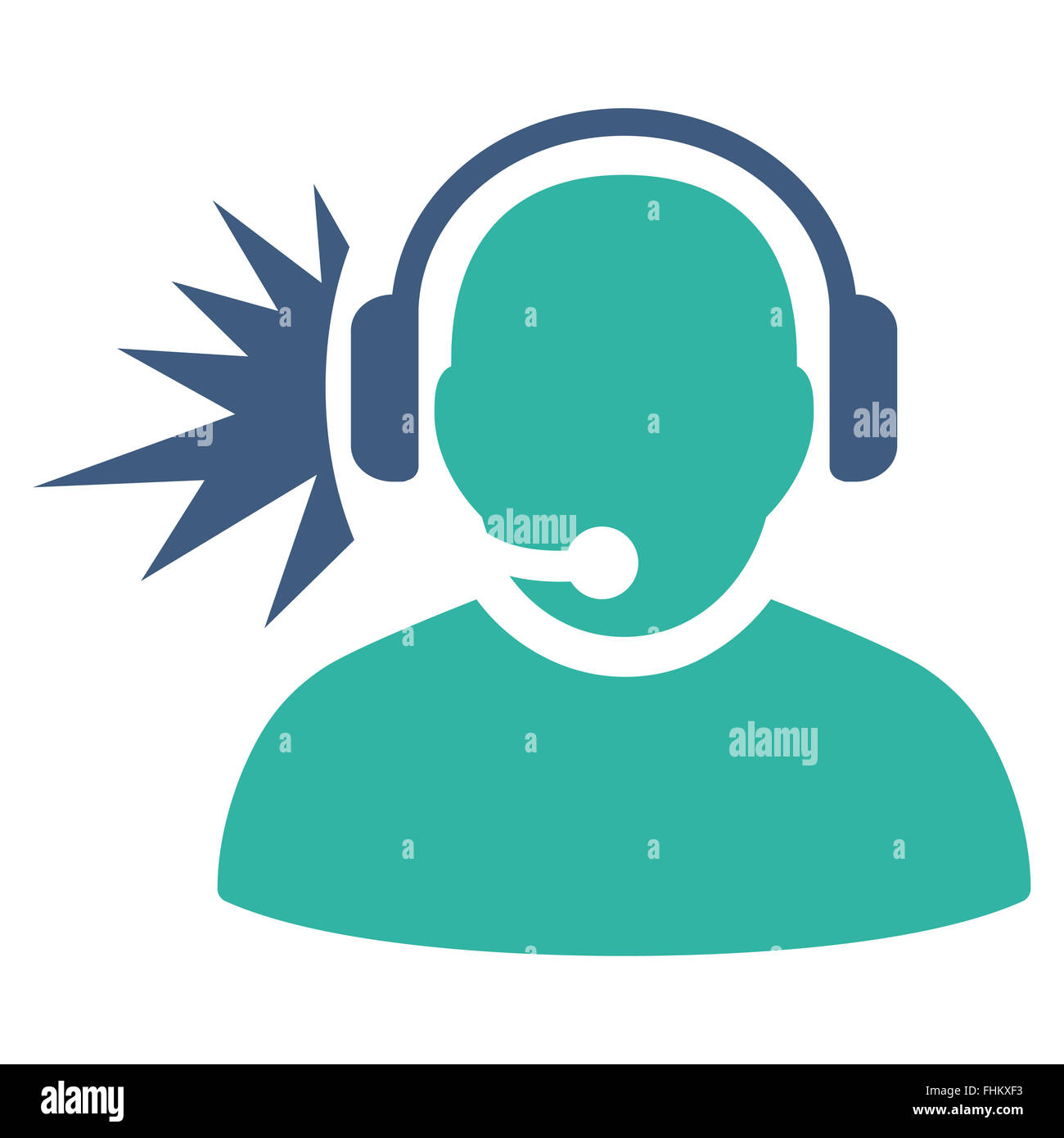 Operator Signal Icon Stock Photo - Alamy