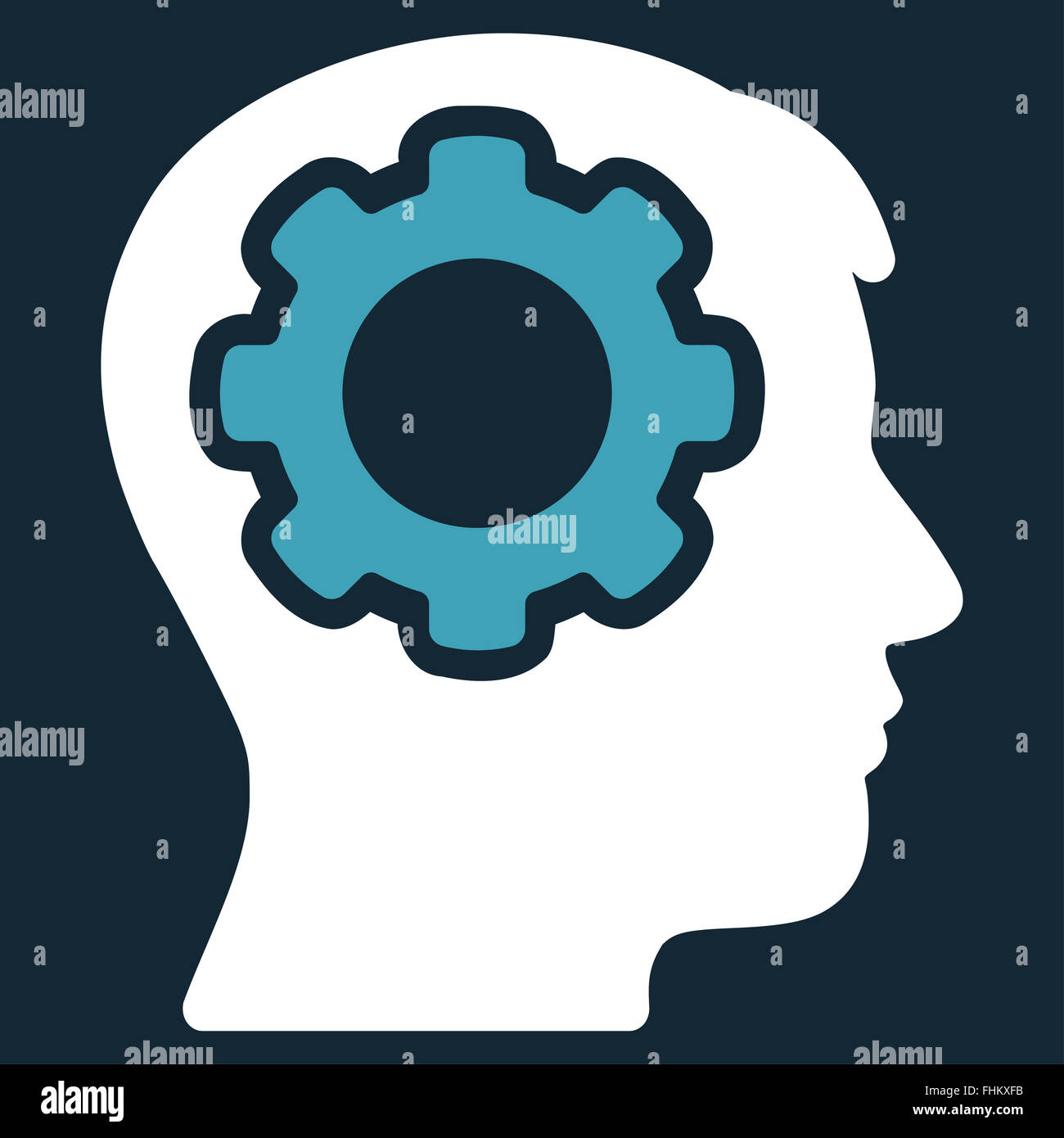 Human Mind Icon Stock Photo - Alamy