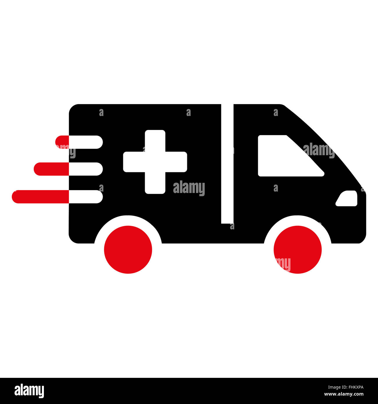 Emergency Car Icon Stock Photo - Alamy