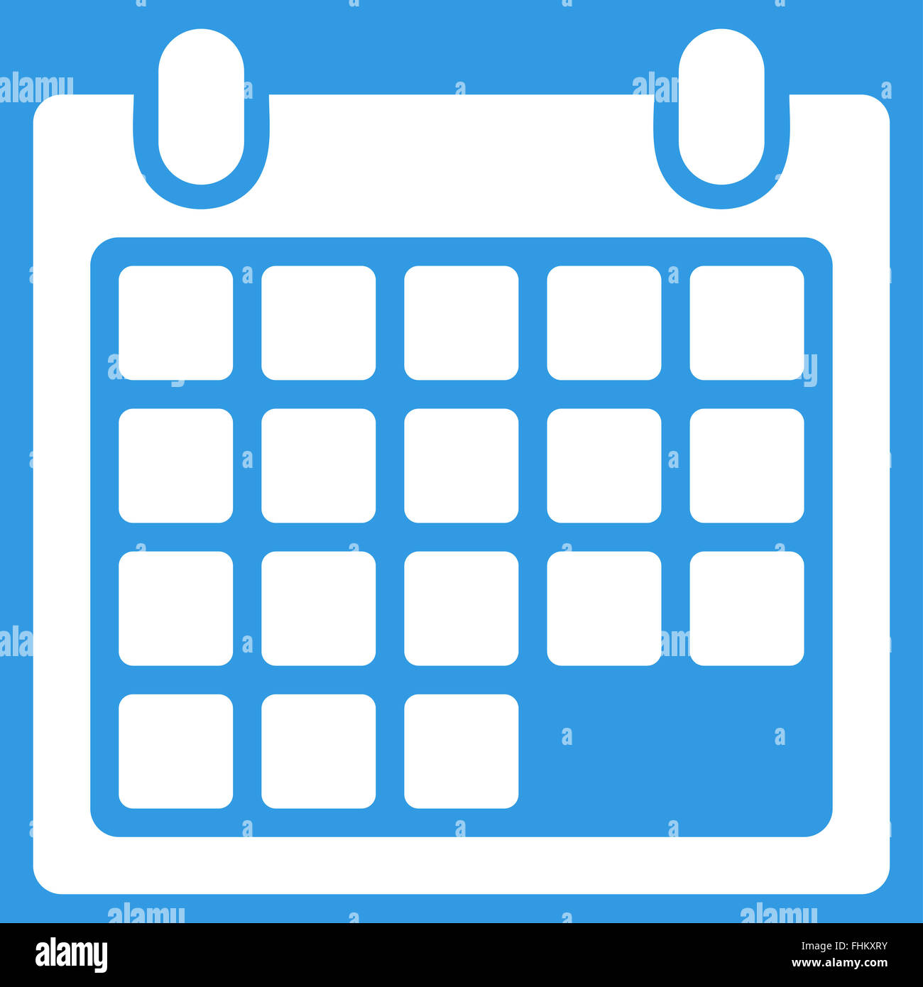 Month Flat Icon Stock Photo - Alamy