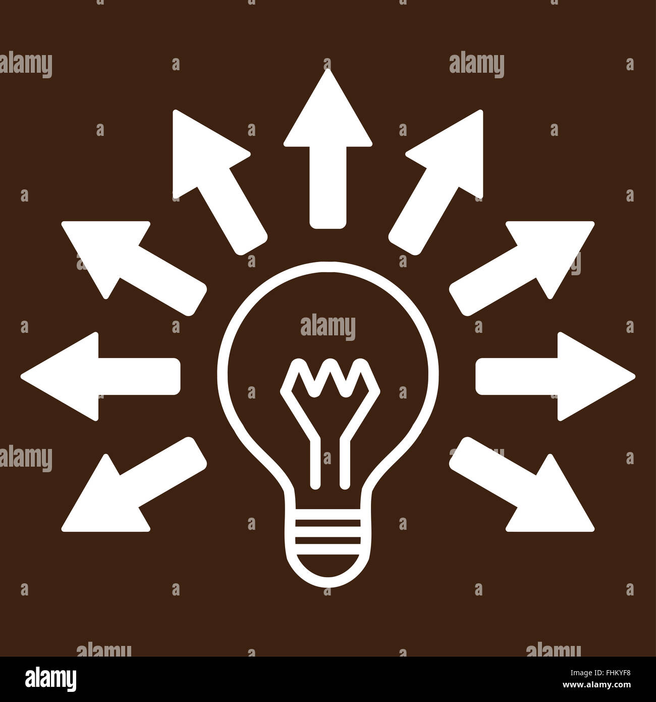 Electric Light Icon Stock Photo - Alamy
