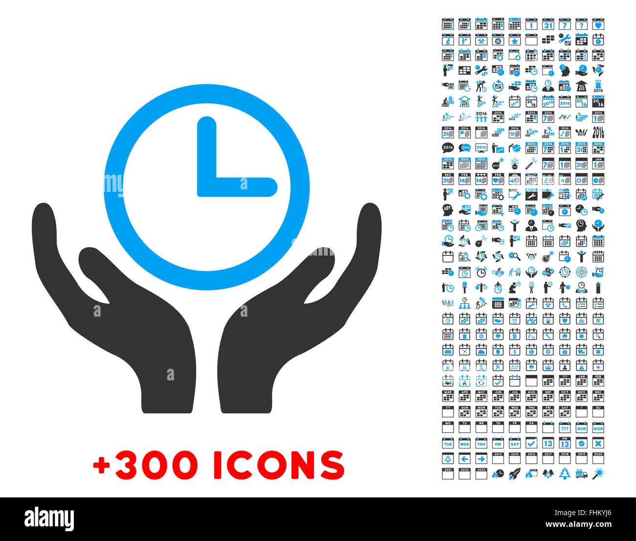 Clock Maintenance Icon Stock Photo - Alamy