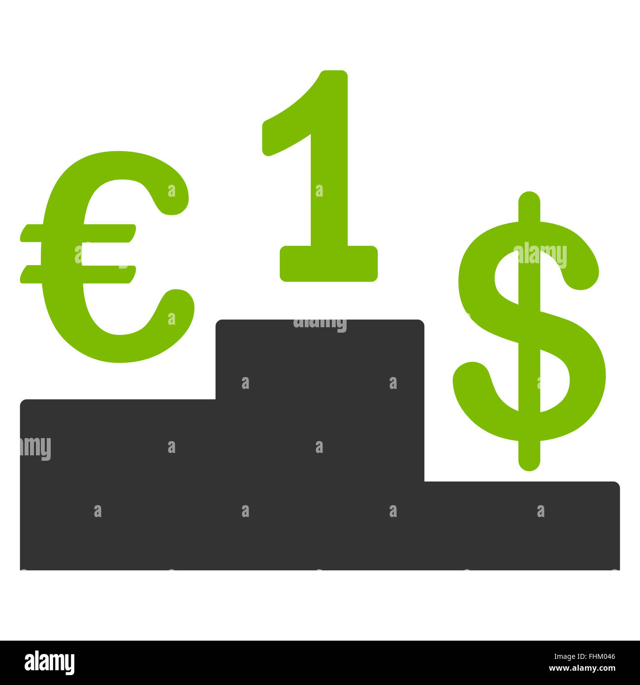 Currency Competition Icon Stock Photo - Alamy