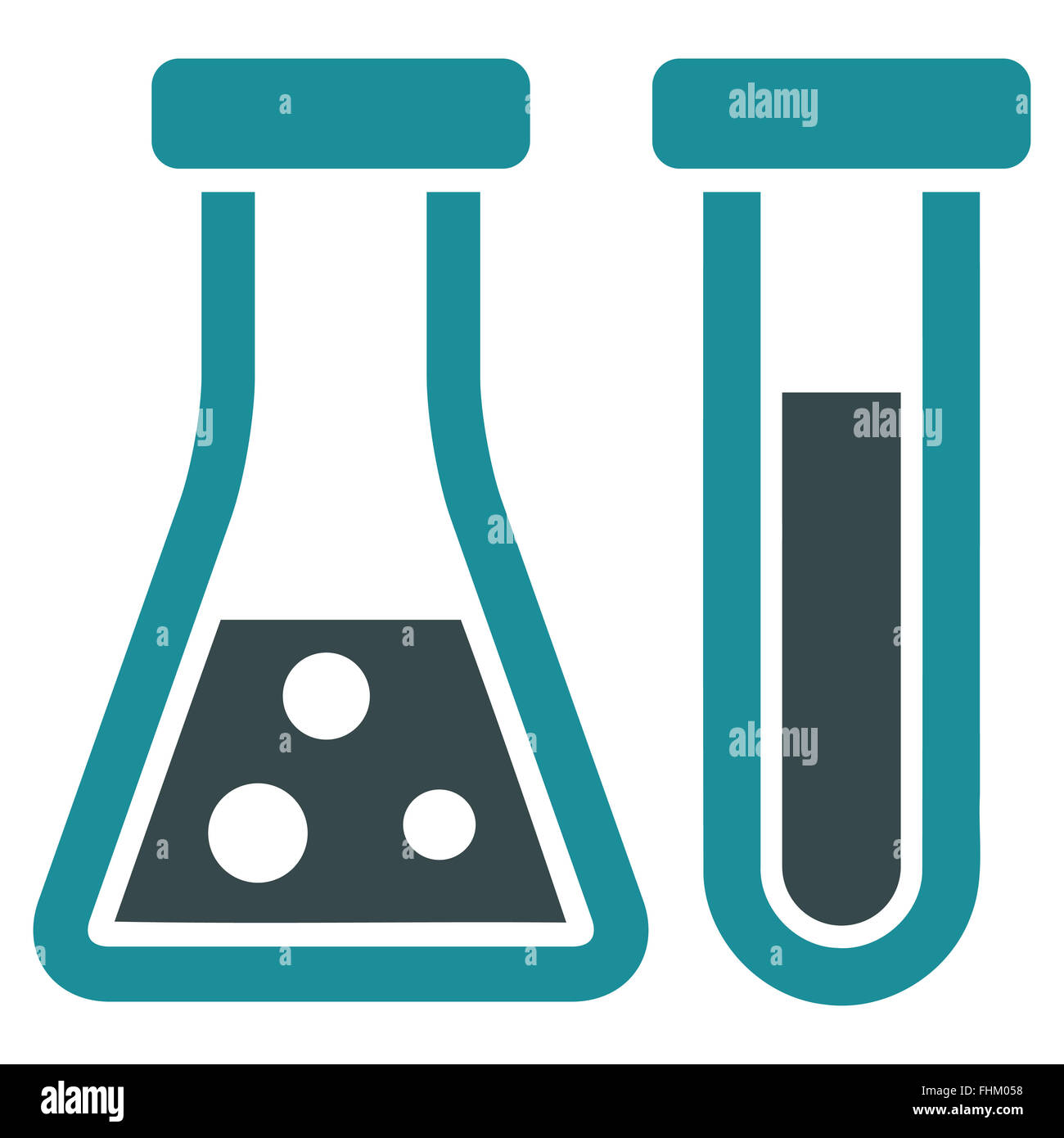 Chemistry Flat Icon Stock Photo - Alamy
