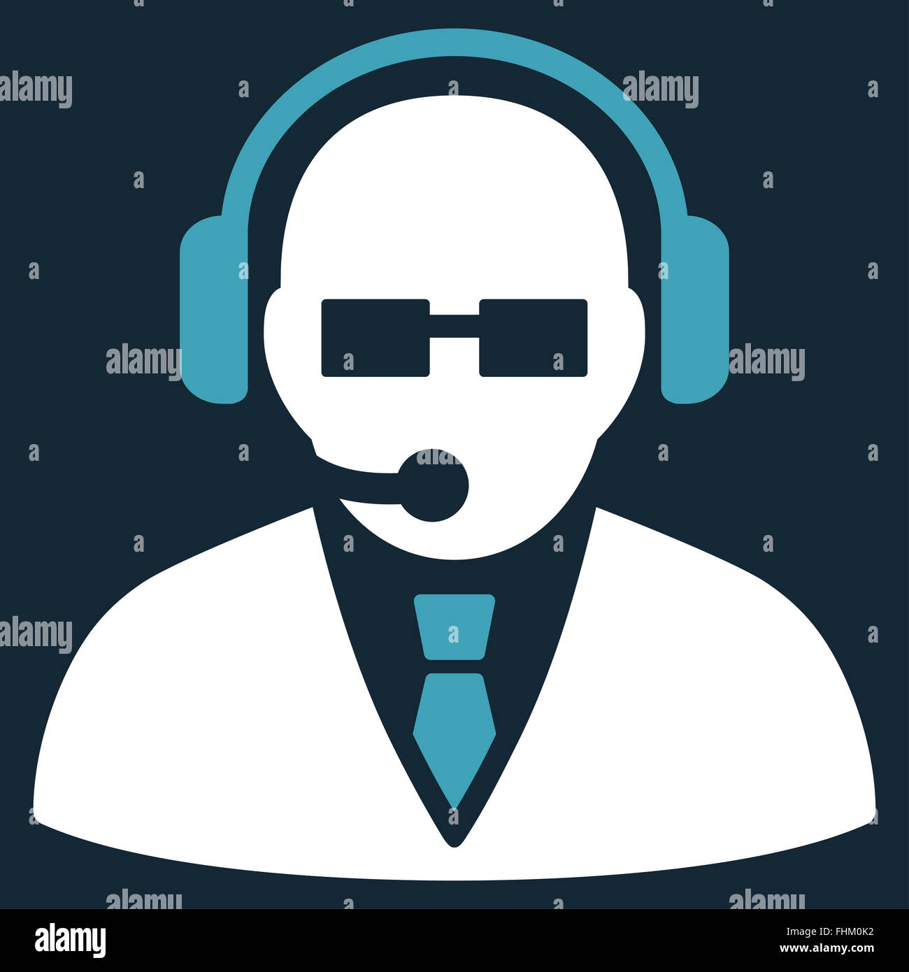 Support Manager Icon Stock Photo - Alamy