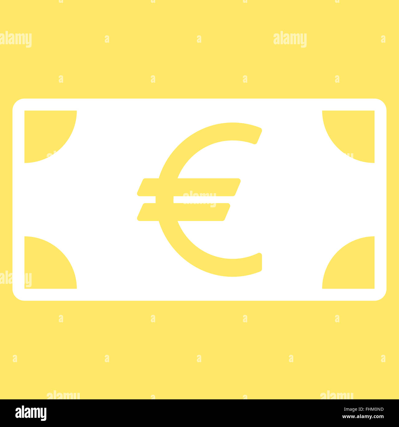 Euro Banknote icon from Business Bicolor Set Stock Photo - Alamy