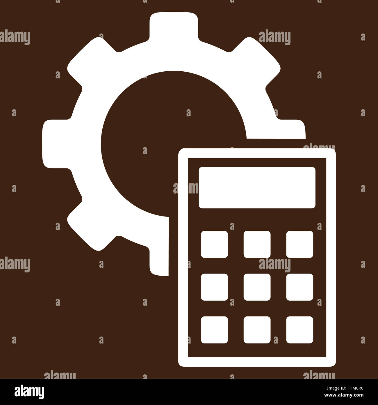 Engineering Calculations Icon Stock Photo - Alamy