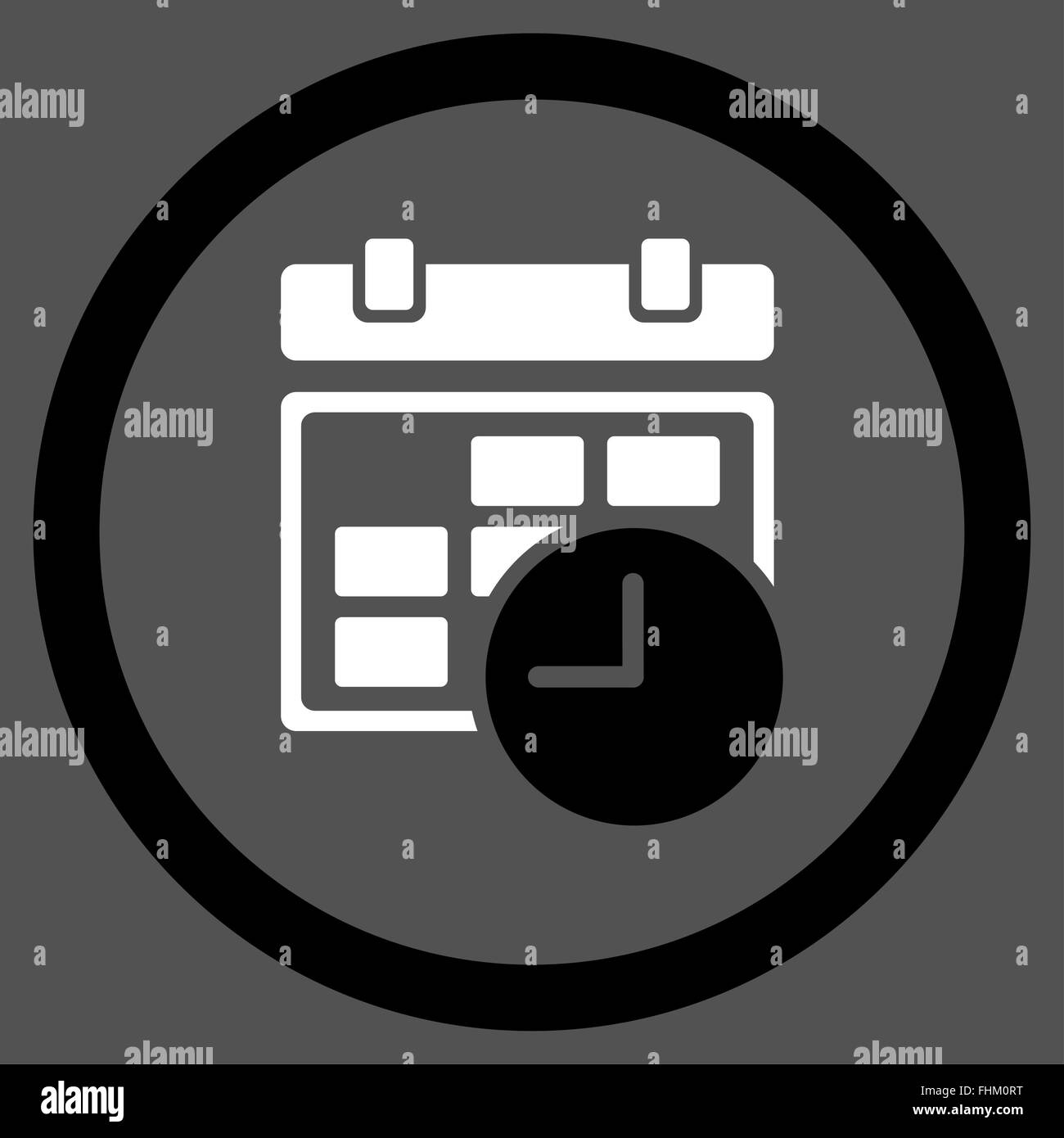 Date And Time Icon Stock Photo - Alamy