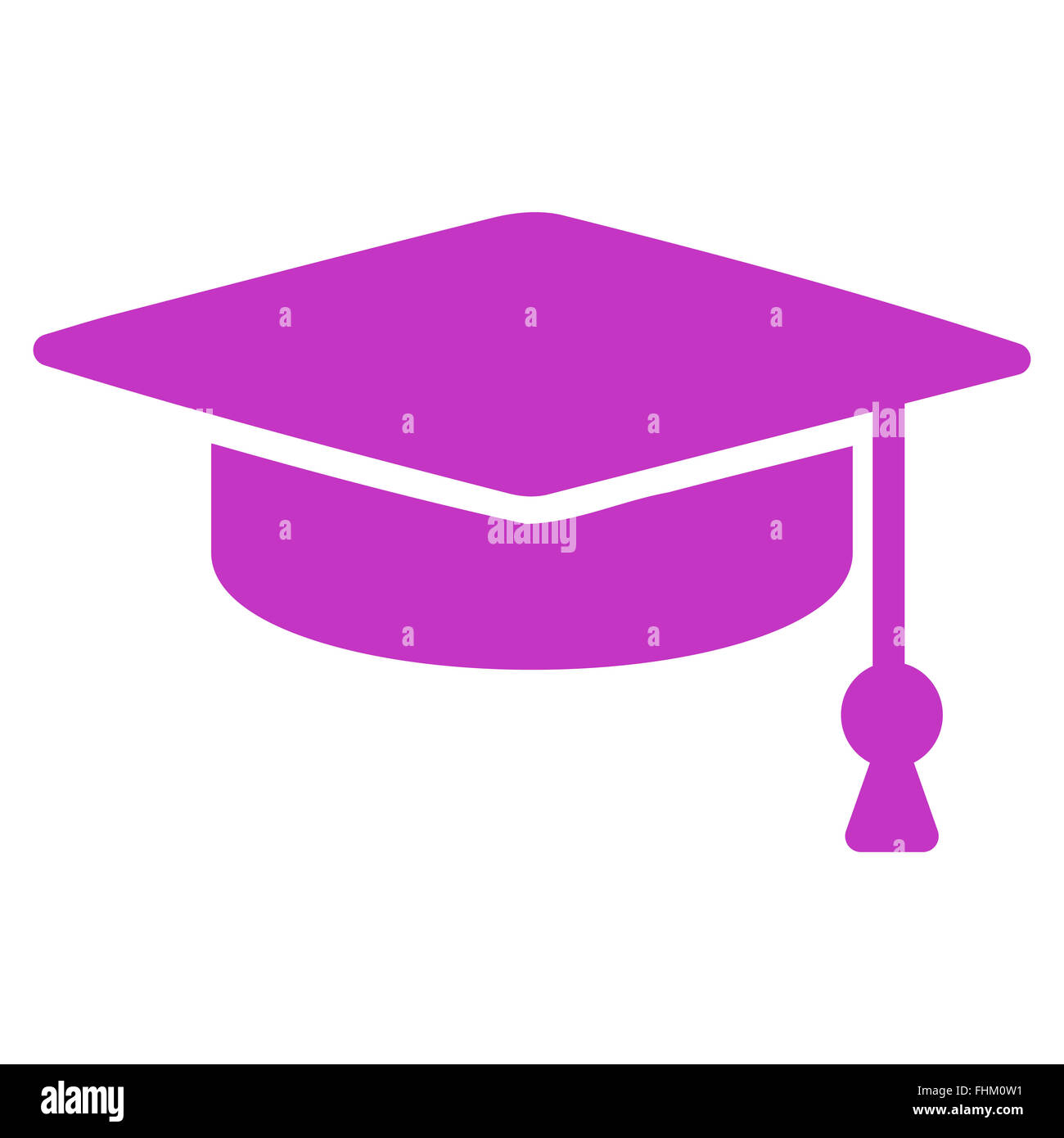 Graduation Cap Icon Stock Photo - Alamy