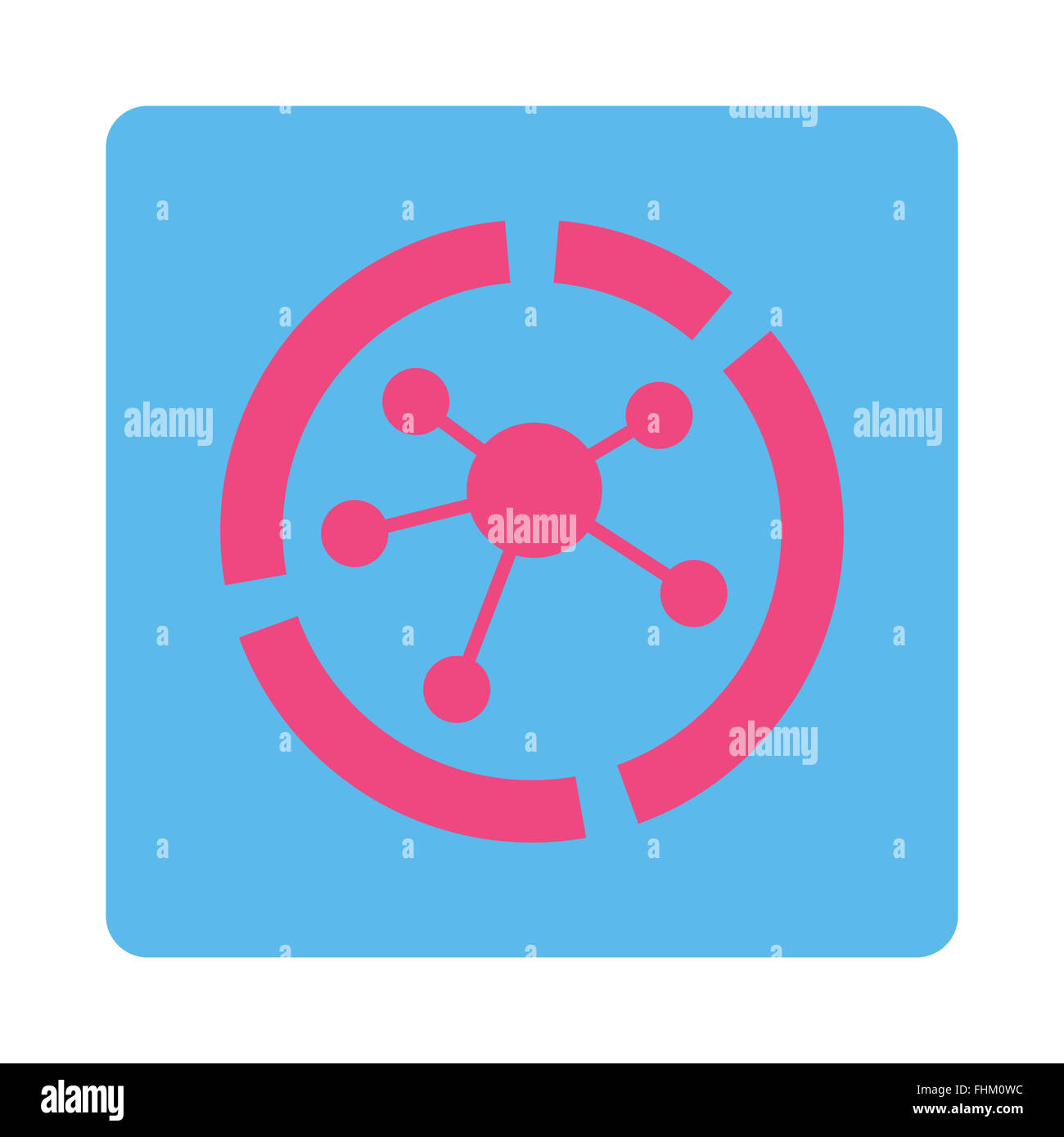 Connections diagram icon Stock Photo - Alamy